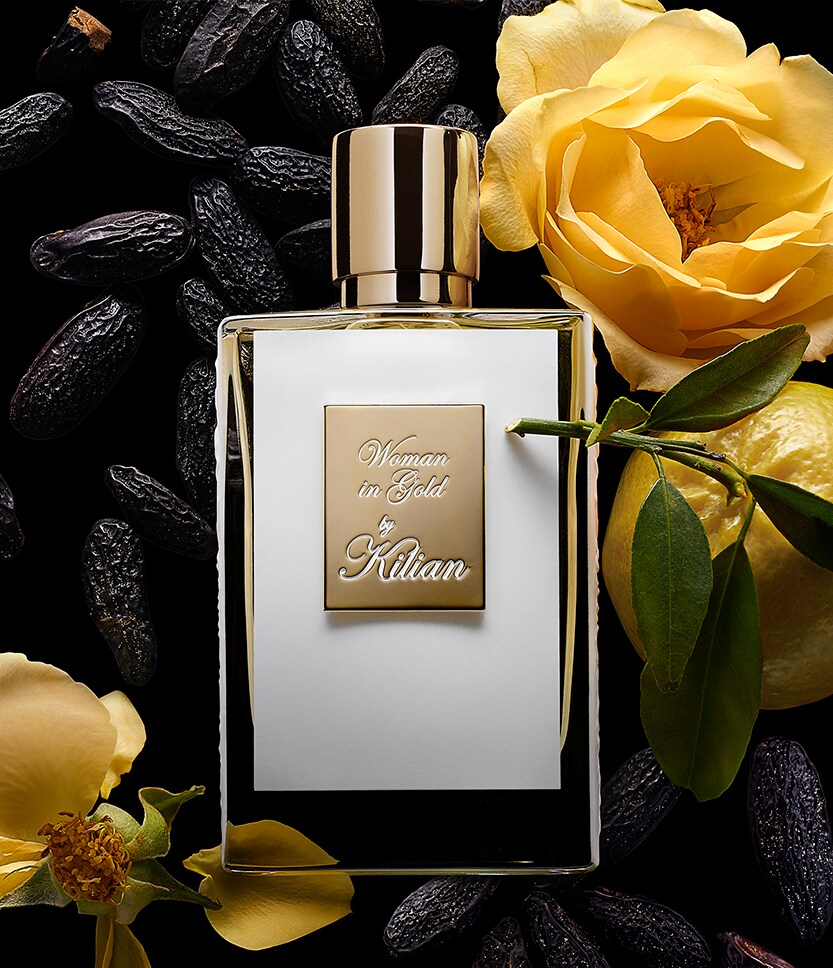 Woman in Gold Floral Perfume | Kilian